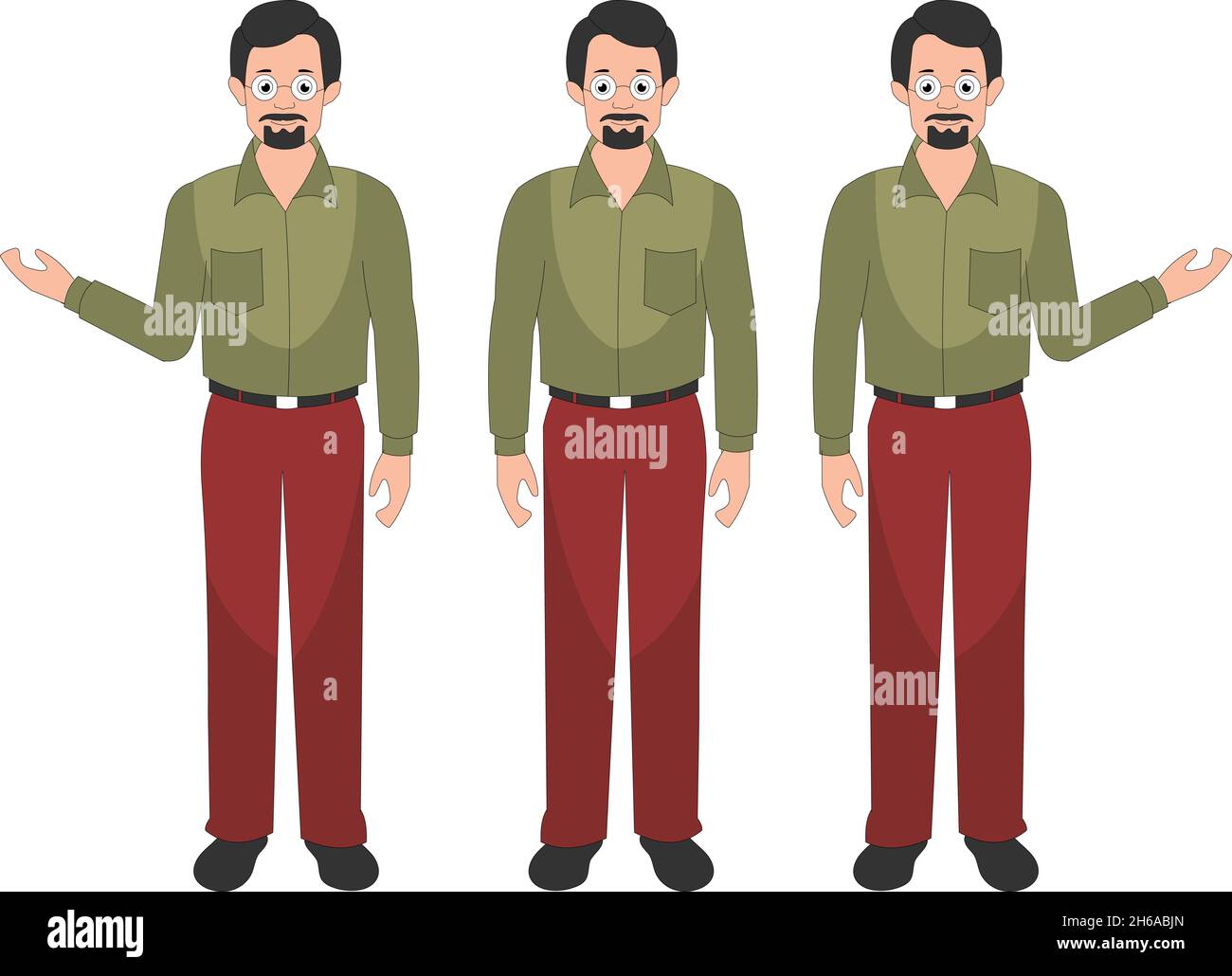 Indian Man Stock Vector Images - Alamy