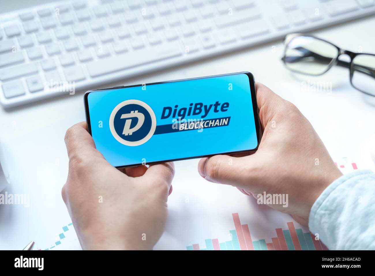 Digibyte coin hi-res stock photography and images - Alamy