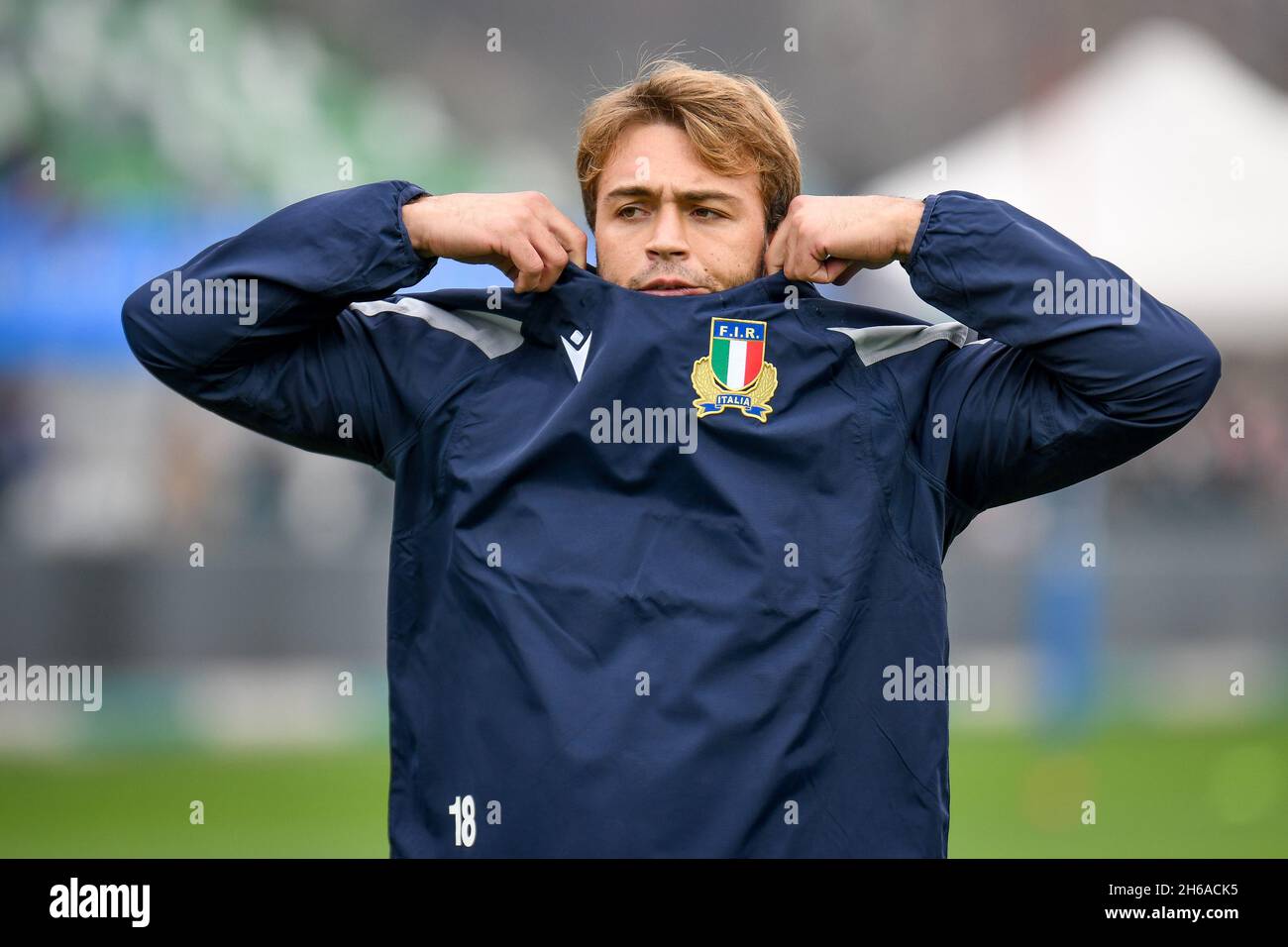 Monigo stadium, Treviso, Italy, November 13, 2021, Gianmarco Lucchesi ...
