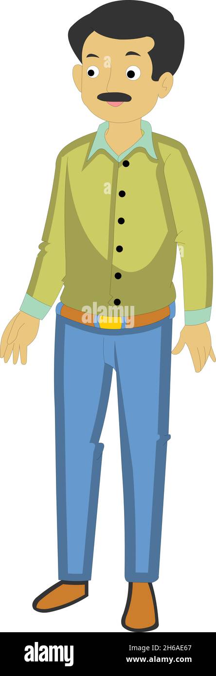 Indian Man Vector Stock Vector Image & Art - Alamy