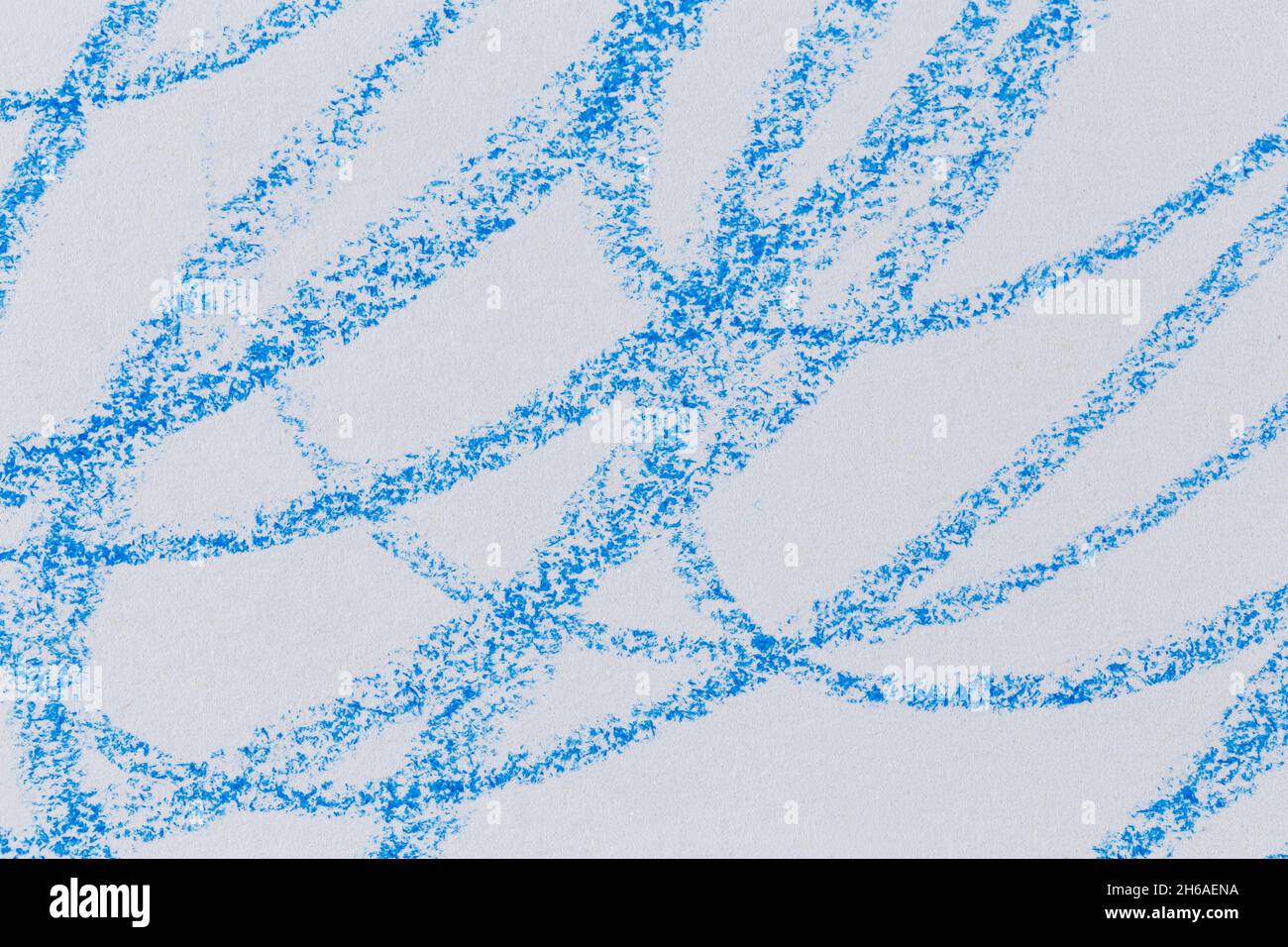 Wax crayon hand drawing blue background texture Stock Photo - Alamy