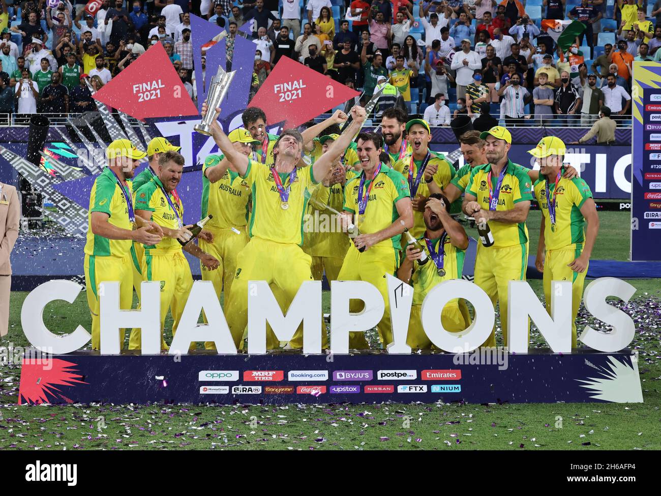 Dubai, UAE, 14, Nov 2021: ICC T20 Finals: New Zealand Vs Australia ...