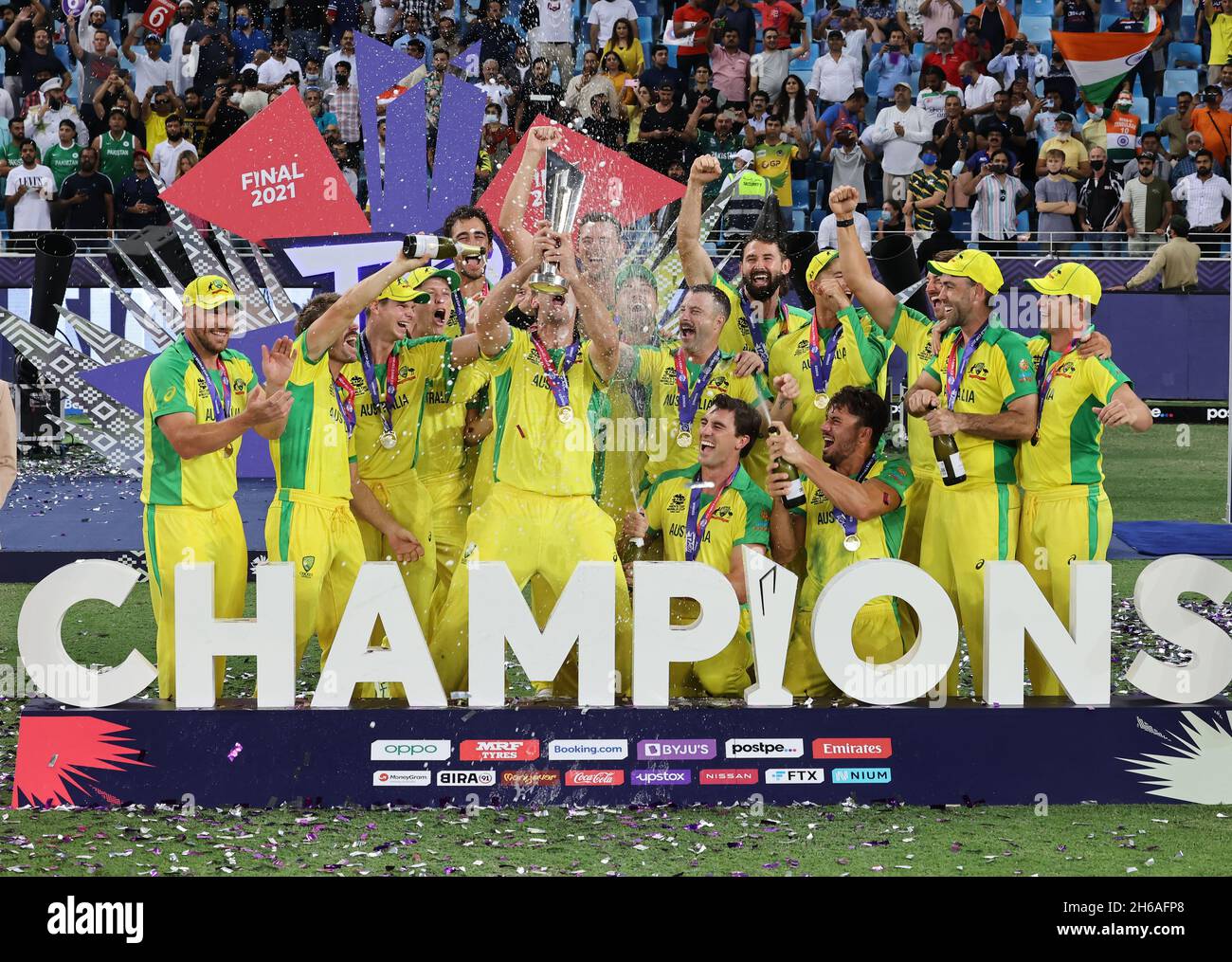 Dubai, UAE, 14, Nov 2021: ICC T20 Finals: New Zealand Vs Australia ...