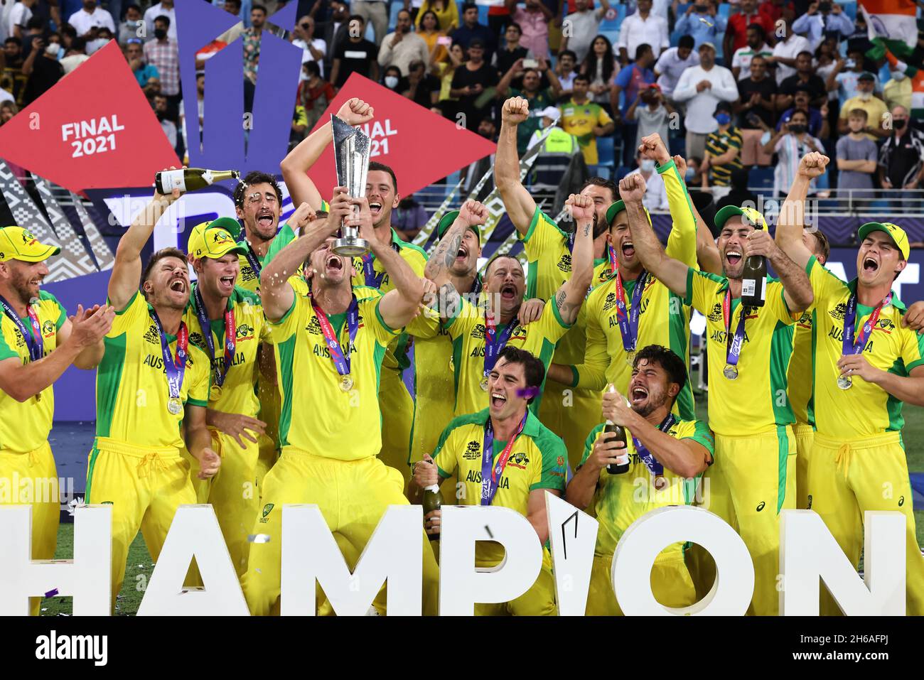 Dubai, UAE, 14, Nov 2021: ICC T20 Finals: New Zealand Vs Australia ...