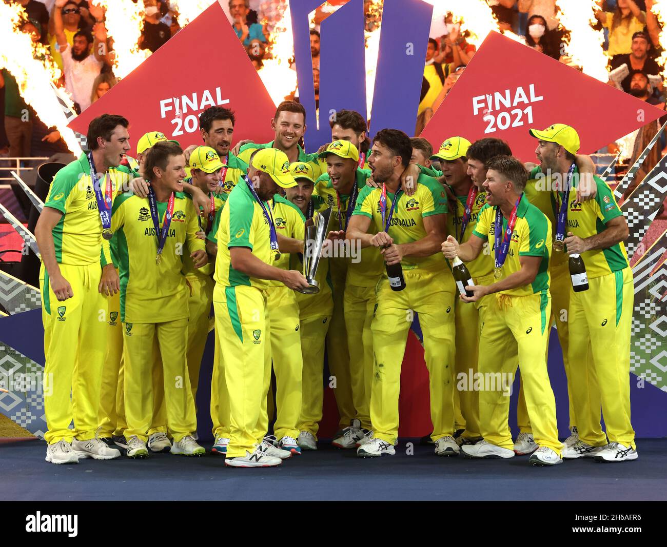 Dubai, UAE, 14, Nov 2021: ICC T20 Finals: New Zealand Vs Australia ...