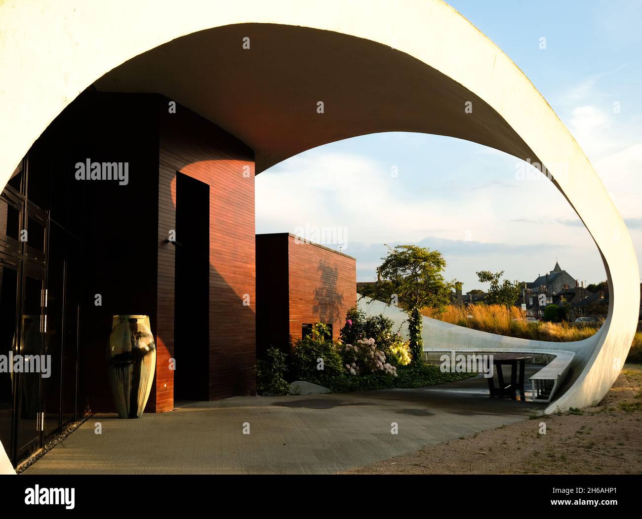 A colour photograph of the Maggie's Centre, Aberdeen, Scotland Stock ...
