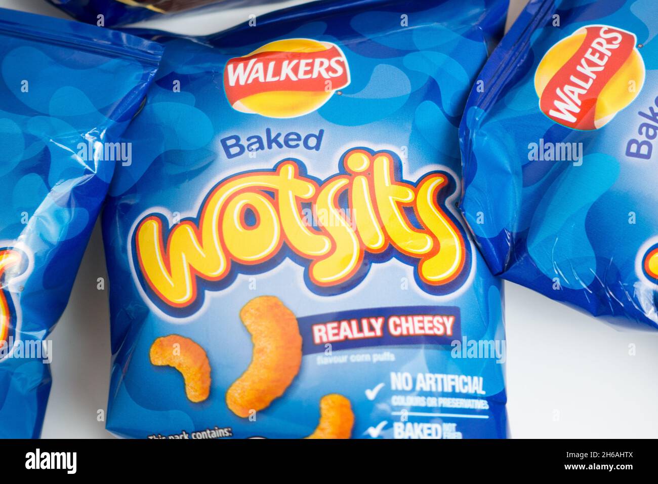 Wotsits really cheesy baked corn snack in packet Stock Photo - Alamy