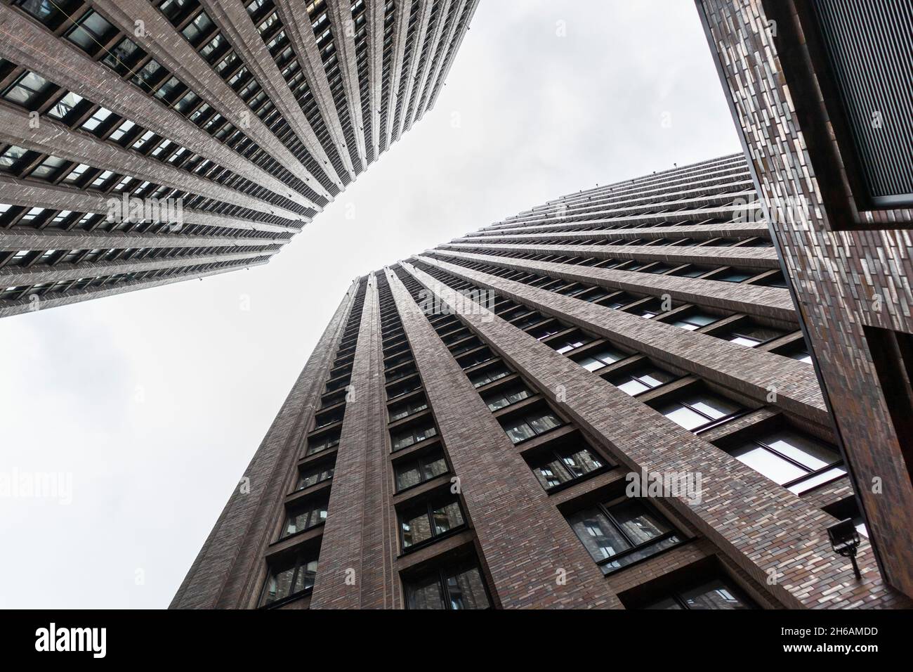 modern architecture buildings skyscrapers guide geometric lines gray ...