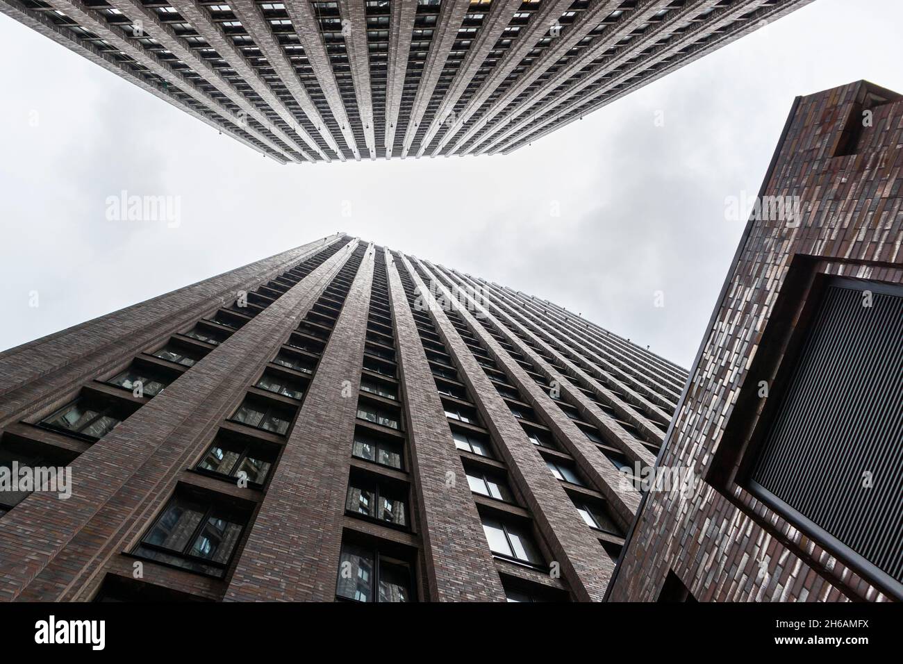 modern architecture buildings skyscrapers guide geometric lines gray ...