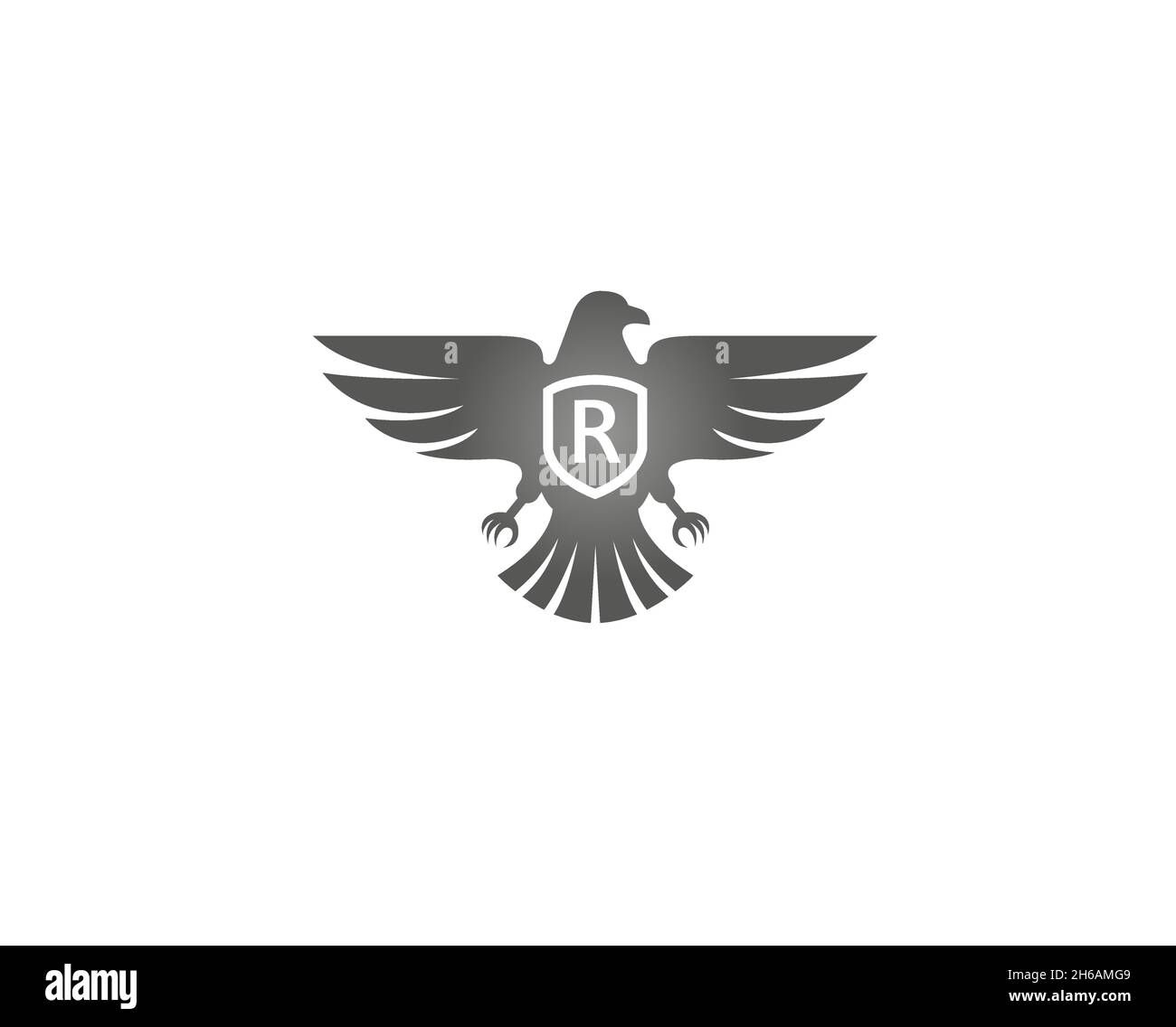 Creative Eagle Bird Shield G Letter Logo Design Vector Symbol ...