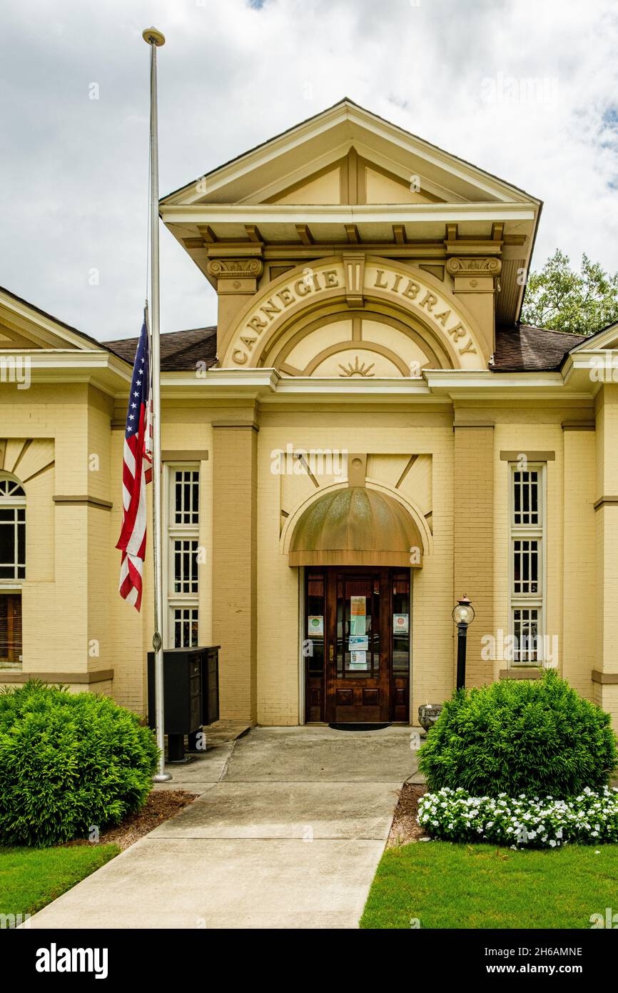 Lavonia Carnegie Library, Hartwell Road, Lavonia, Georgia Stock Photo ...