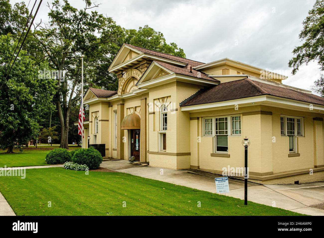 Lavonia Carnegie Library, Hartwell Road, Lavonia, Georgia Stock Photo ...