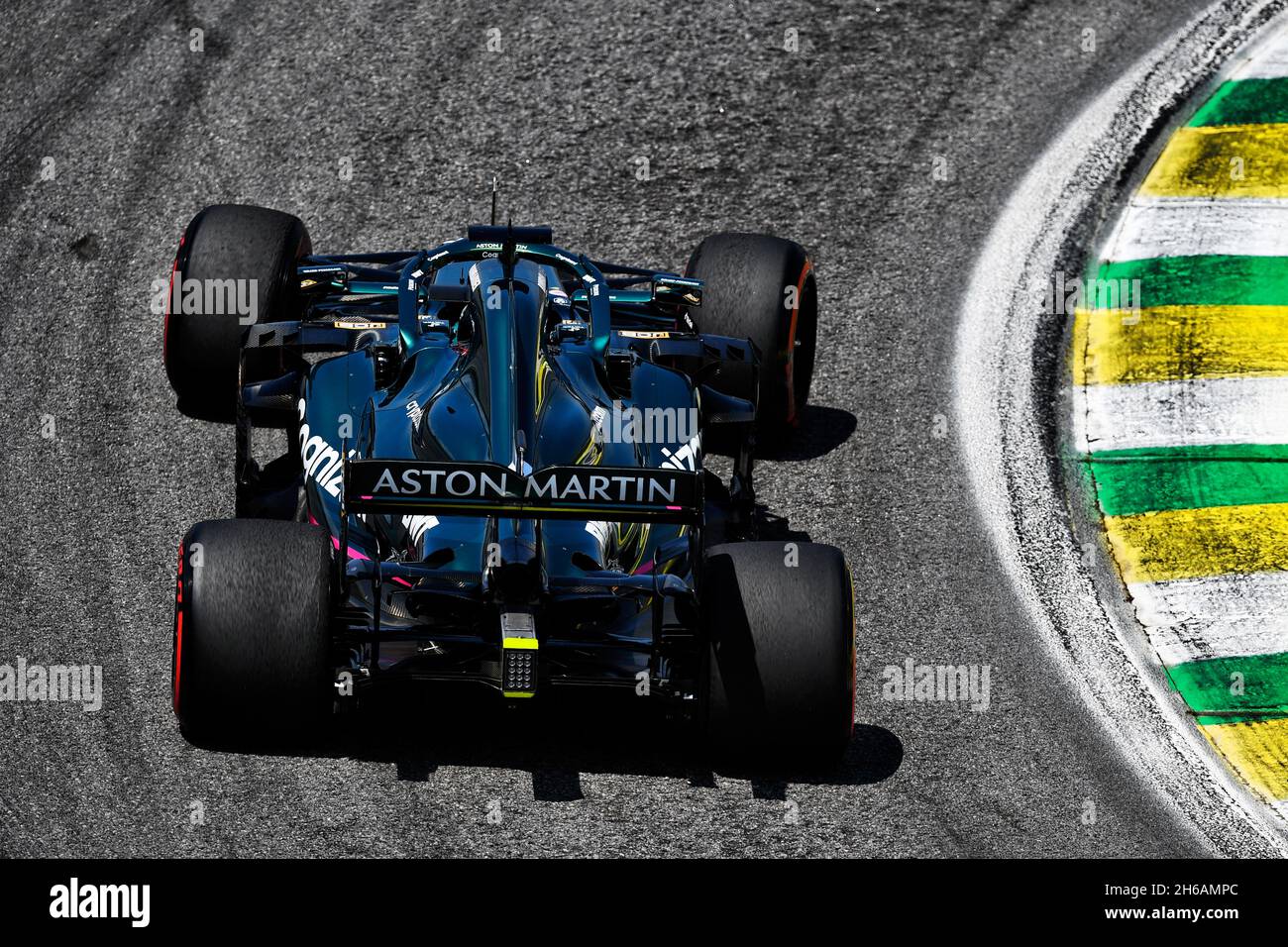 Lance Stroll (CDN) Aston Martin F1 Team AMR21. Brazilian Grand Prix ...