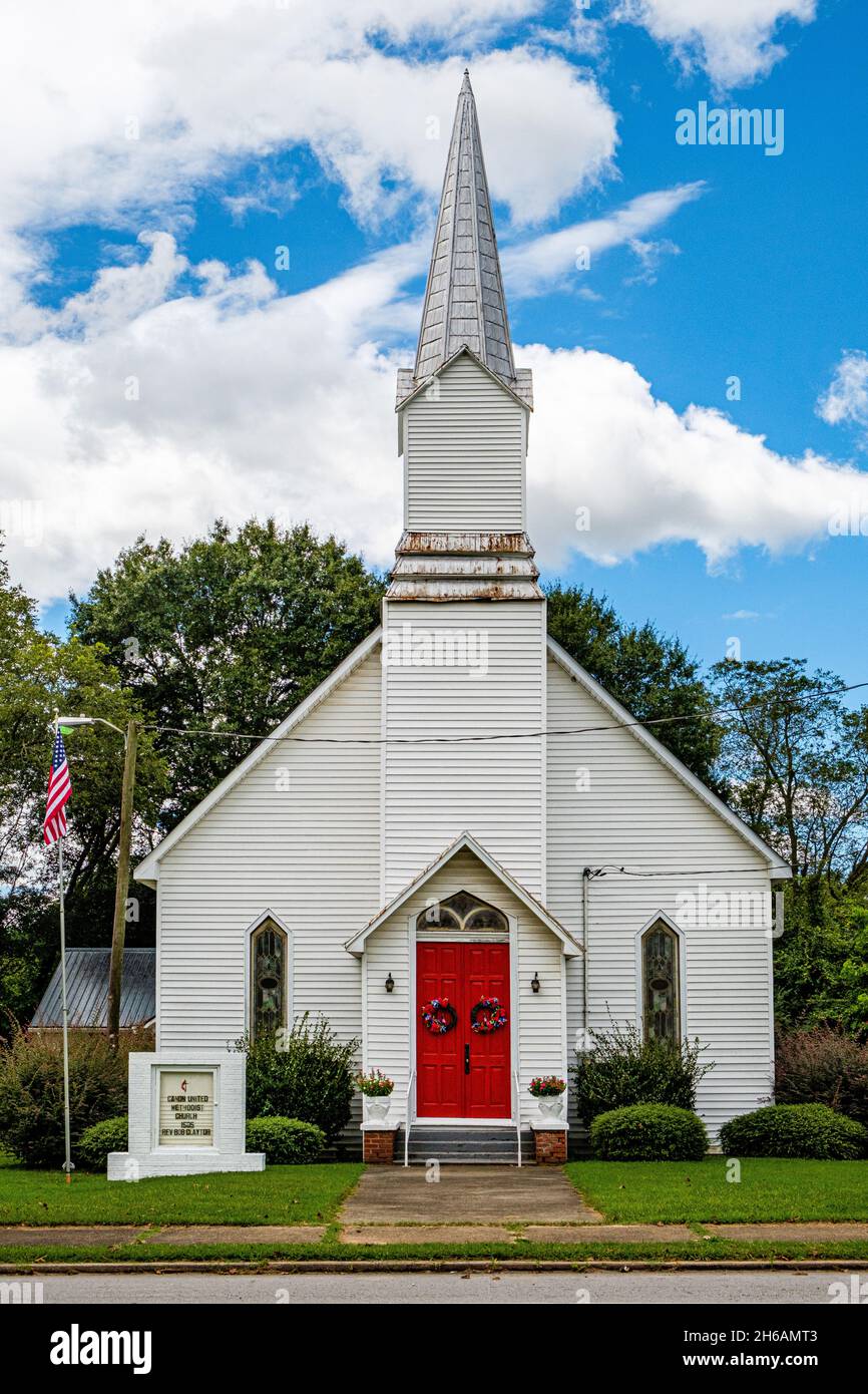 Historic churches of canon historic district hi-res stock photography ...