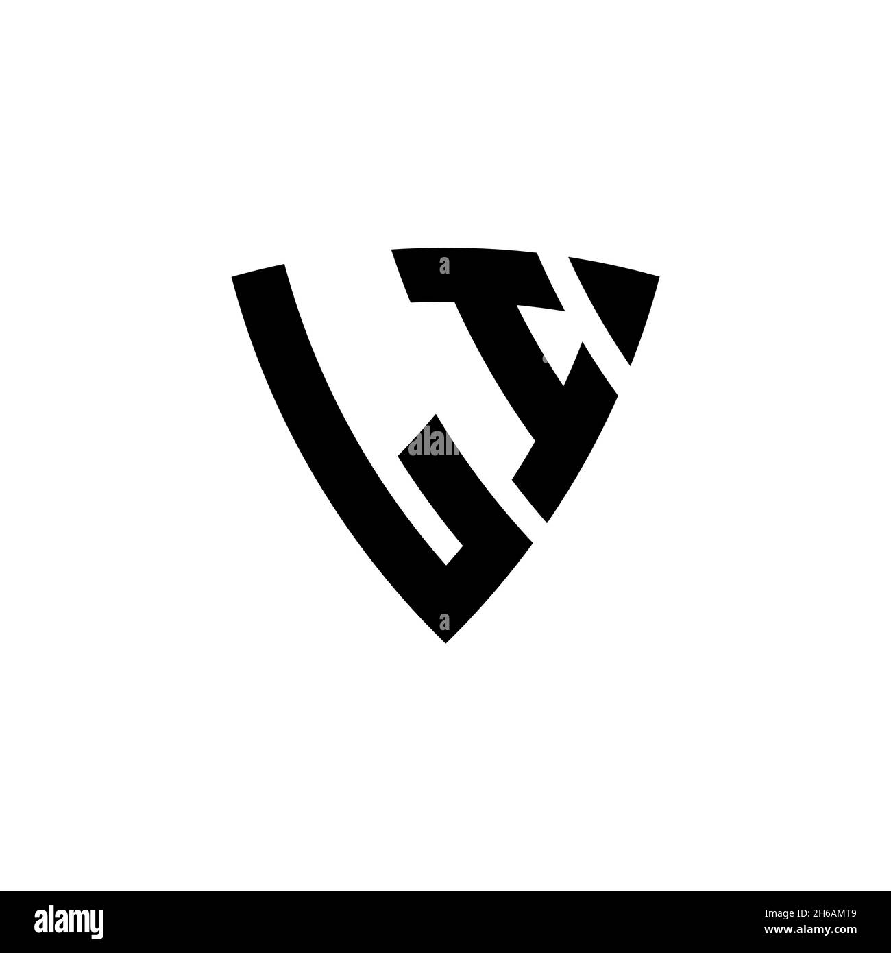 LI Monogram logo letter with triangle shield shape style design ... LI Monogram logo letter with triangle shield shape style design ...