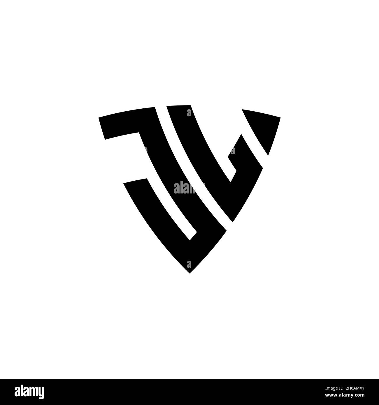 JL Monogram logo letter with triangle shield shape style design ... JL Monogram logo letter with triangle shield shape style design ...