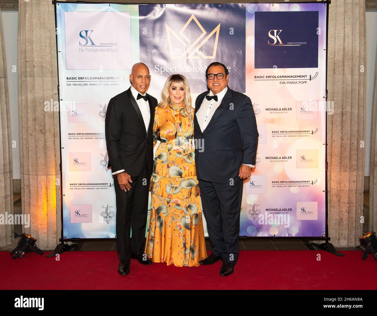 Ray Charles Jr.,Ayfer Arslan und Rehan Syed bei der Charity Gala 'Spectacolo Amace' der ...