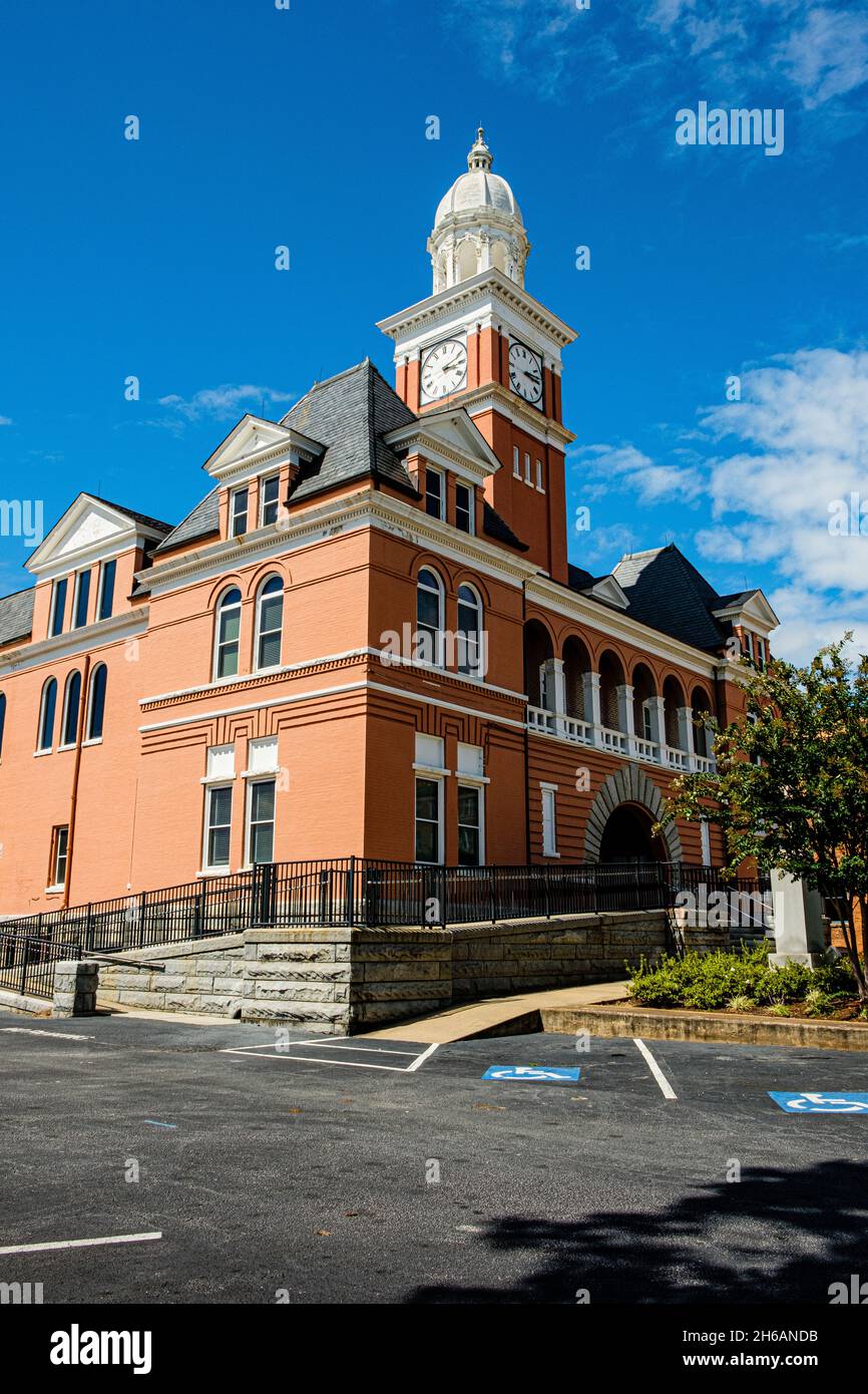 Elbert County Courthouse, Courthouse Square, Elberton, Georgia Stock ...