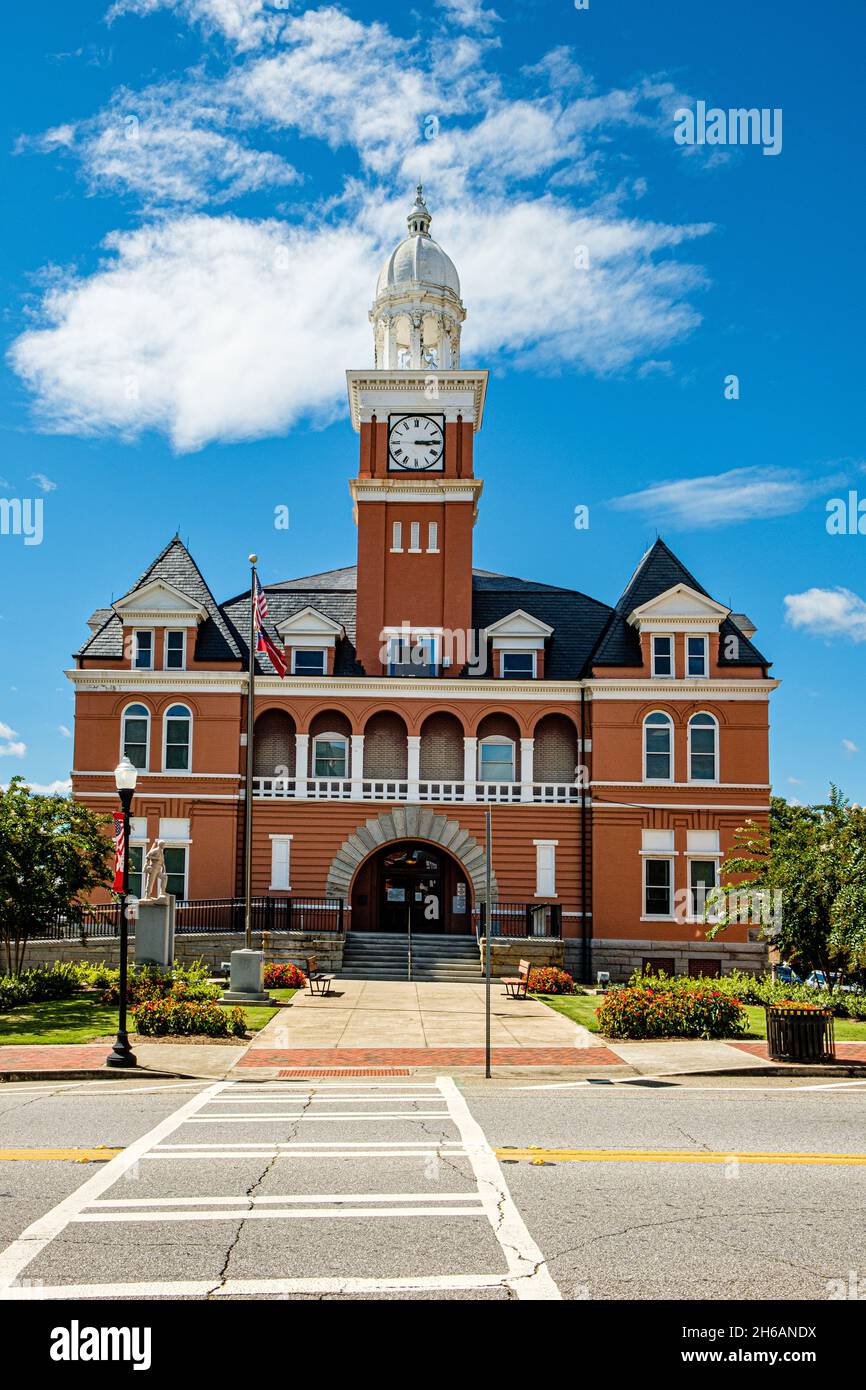 Elbert County Courthouse, Courthouse Square, Elberton, Georgia Stock ...