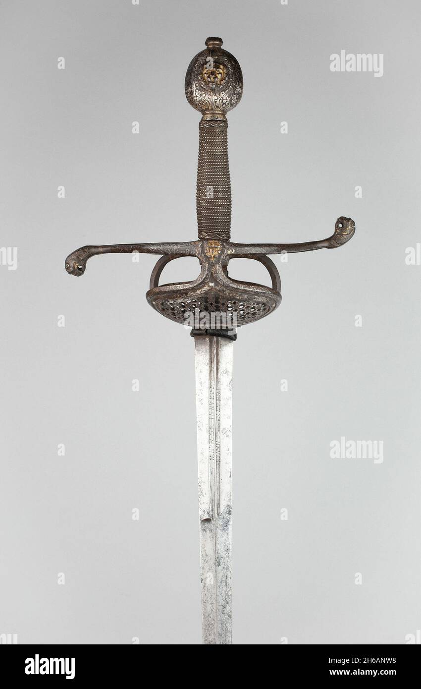 Sword (Pappenheimer Rapier), Netherlands, c. 1630 Stock Photo - Alamy