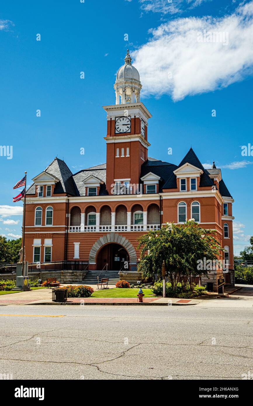 Elbert County Courthouse, Courthouse Square, Elberton, Georgia Stock ...