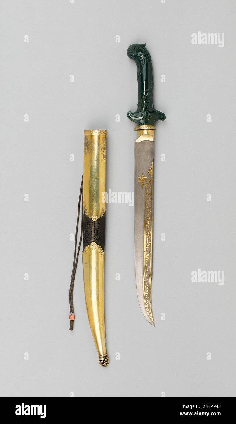 Dagger with Scabbard, Turkey, 18th/19th century Stock Photo - Alamy