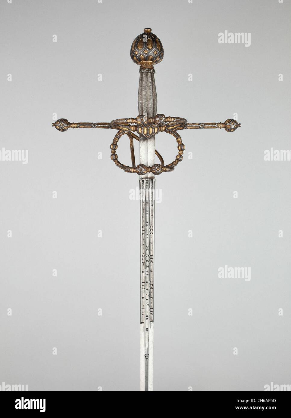 Rapier, Italy, Blade: dated 1616 Hilt: c. 1570 Stock Photo - Alamy