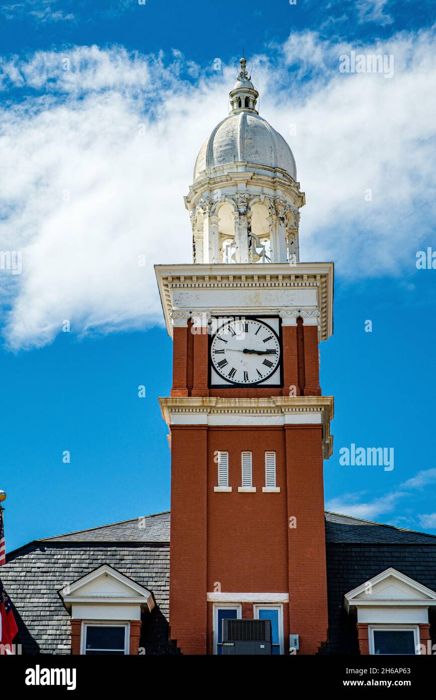 Elbert County Courthouse, Courthouse Square, Elberton, Georgia Stock ...