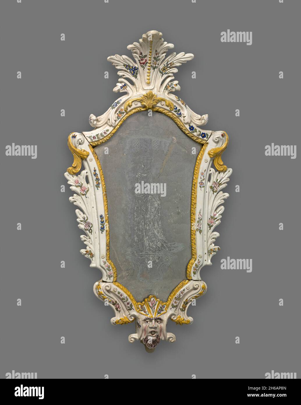 Mirror: Female Harlequin, Italy, 1740/60 Stock Photo - Alamy