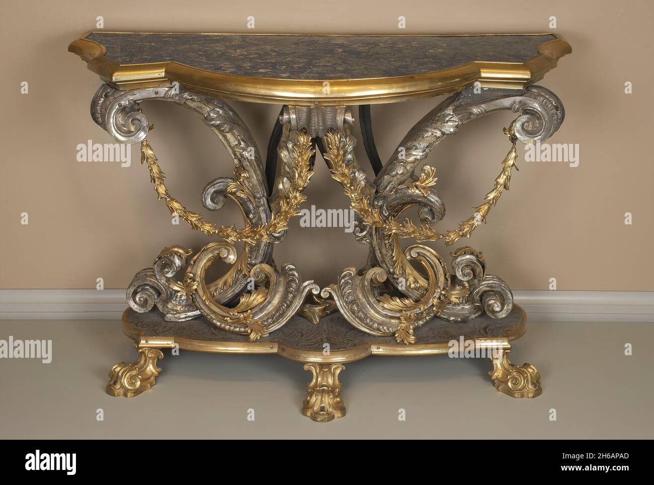 Console Table, Rome, c. 1740 Stock Photo - Alamy