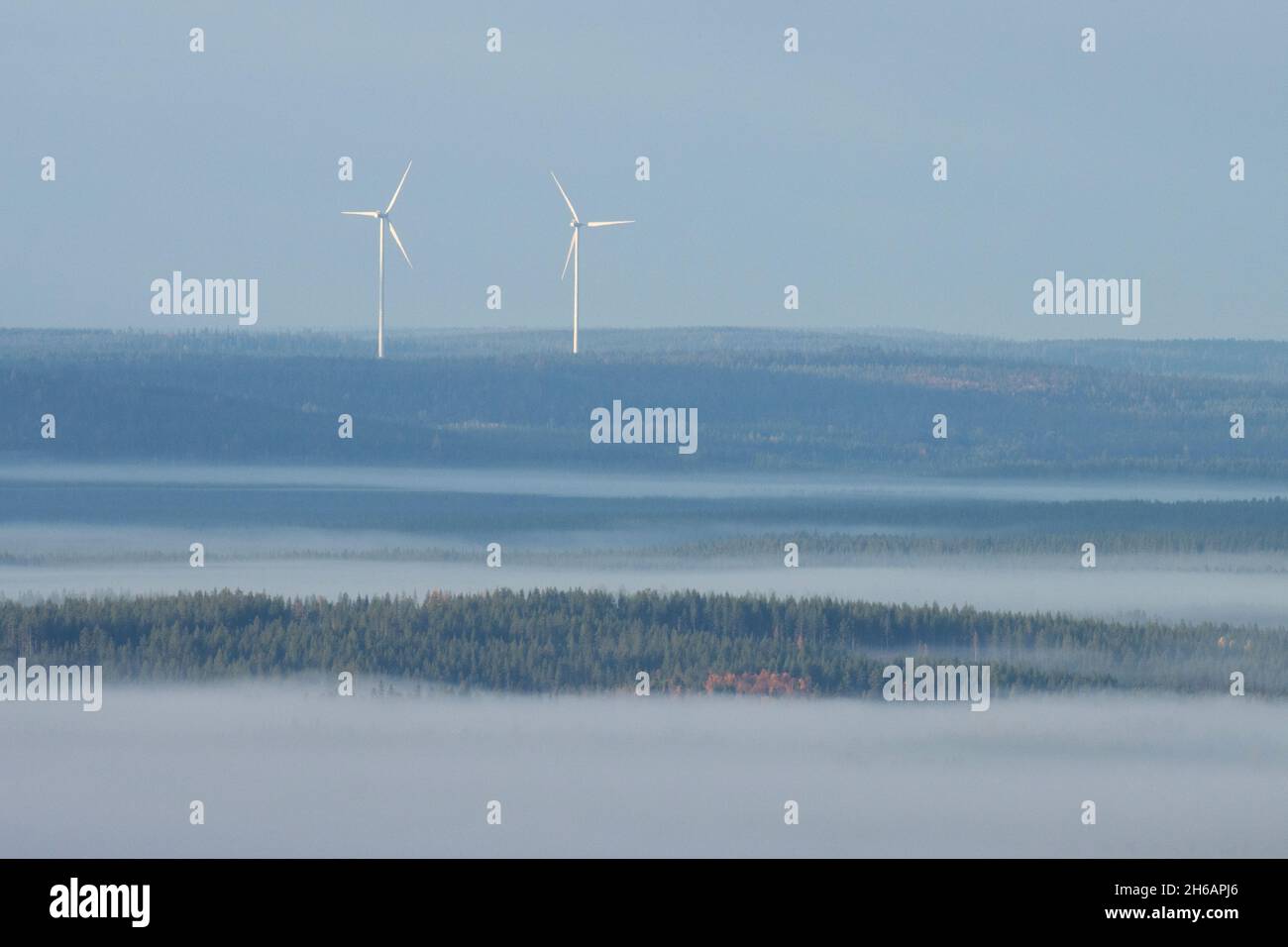 Wind turbine during morning hi-res stock photography and images - Alamy