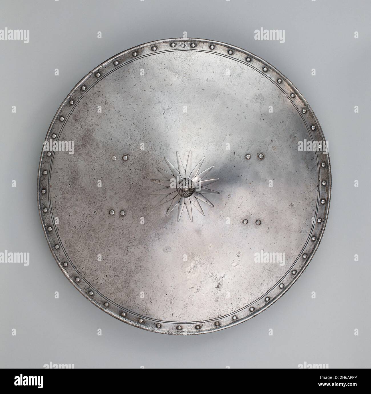 Round Shield (Rondache), Western Europe, about 1625 Stock Photo - Alamy