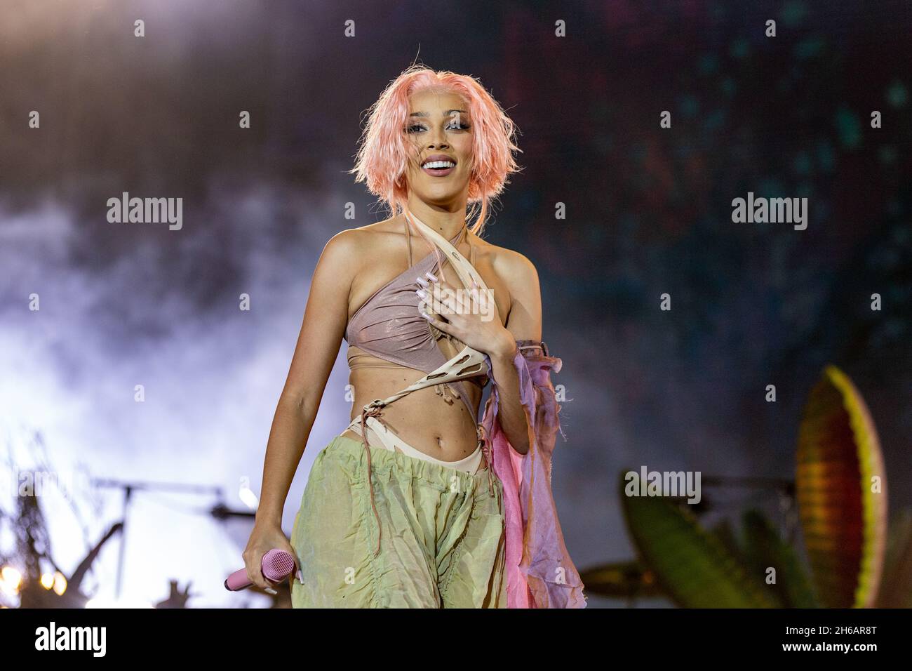 Doja Cat (Amala Ratna Zandile Dlamini) during the Day N Vegas Music Festival on November 13 ...