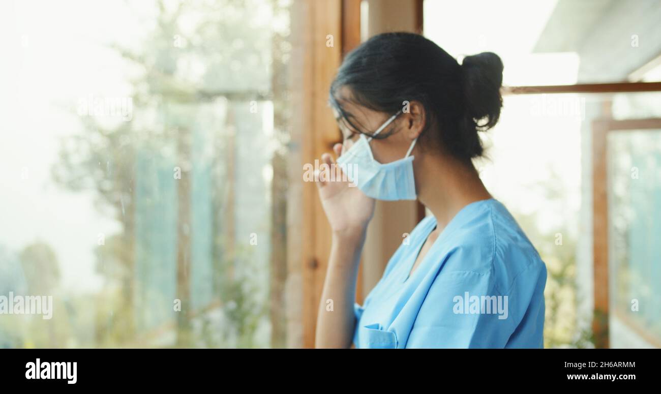 Indian nurse stressed hi-res stock photography and images - Alamy