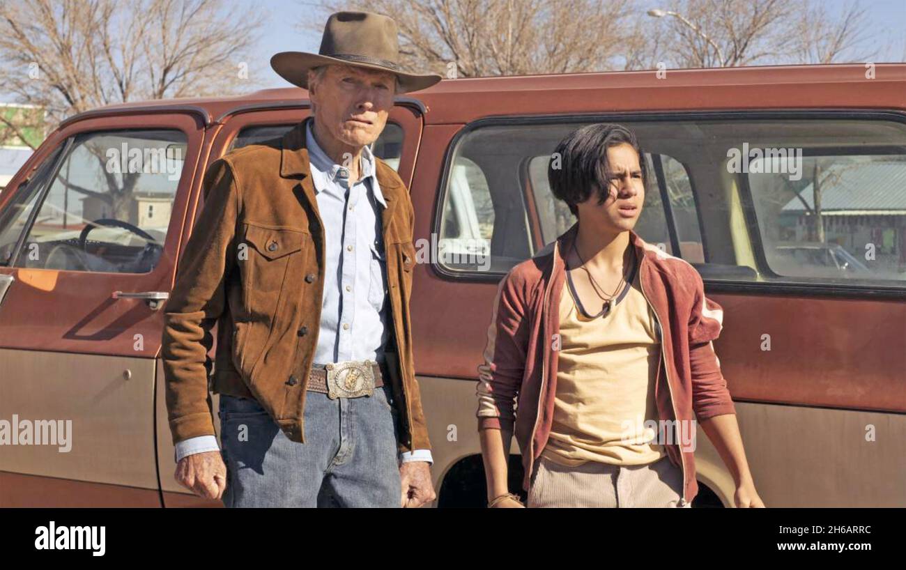 CRY MACHO 2021 Warner Bros. Pictures film with Clint Eastwood at left ...