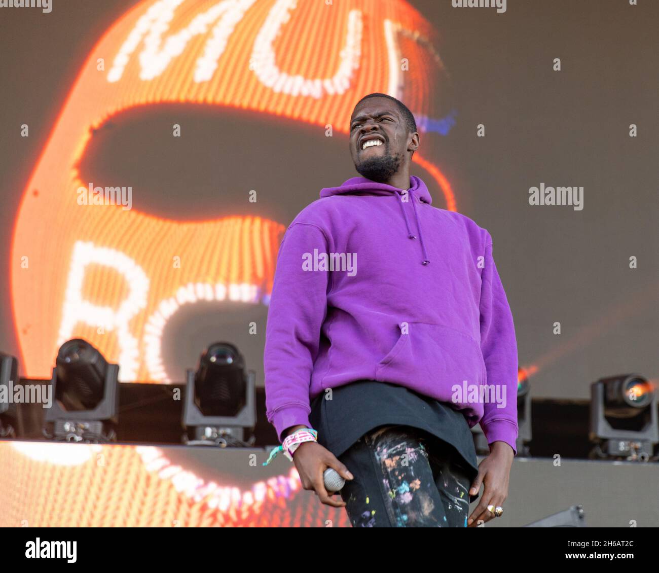 Sheck Wes (Khadimou Rassoul Cheikh Fall) during the Day N Vegas Music ...