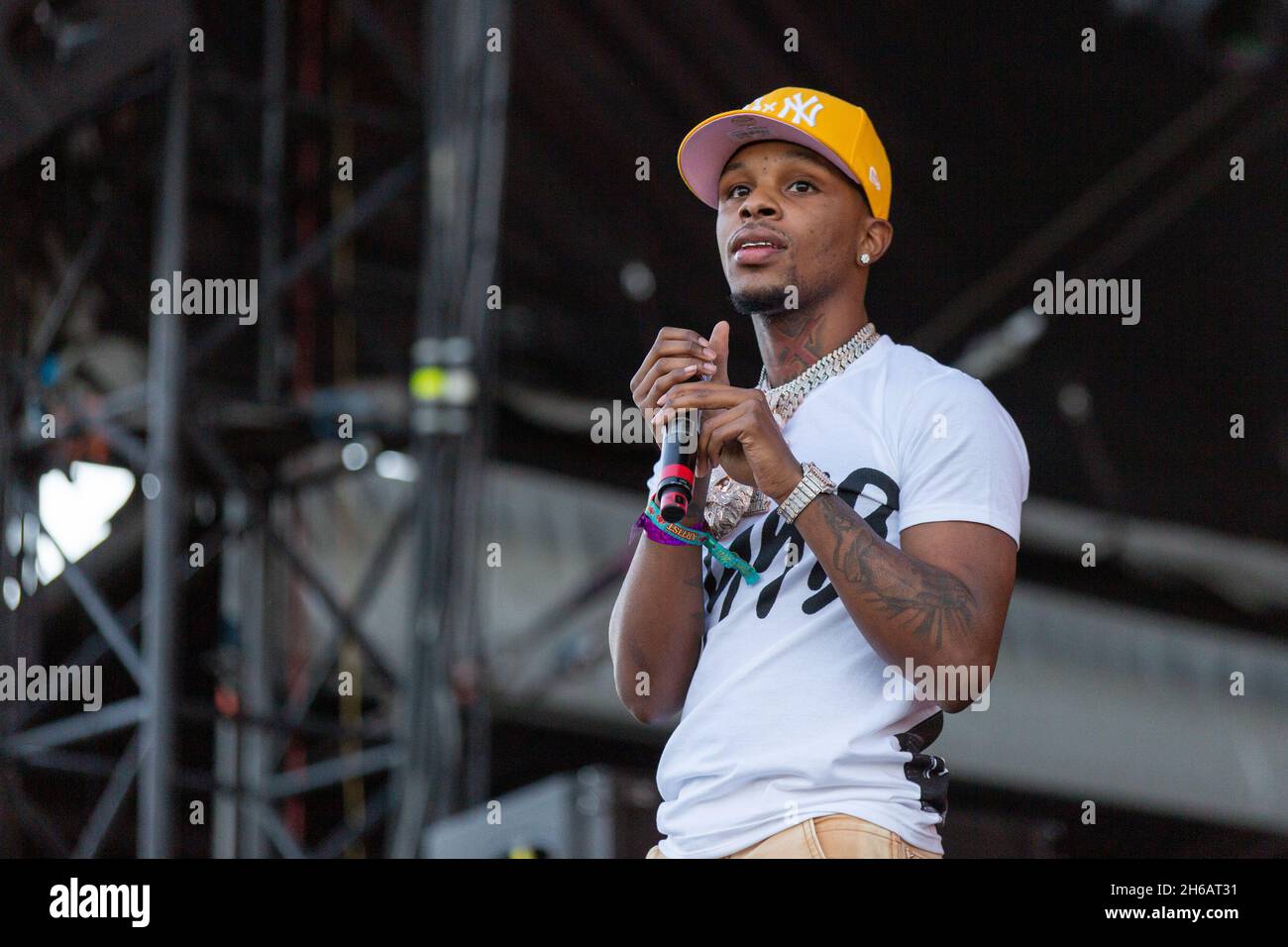 Rapper Toosii (Nau'Jour Lazier Grainger) during the Day N Vegas Music ...