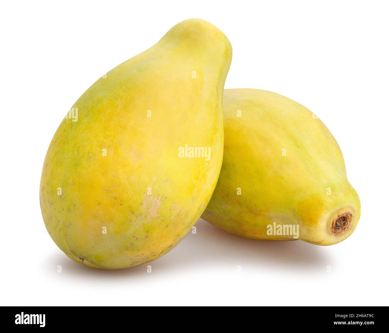 Papaya fruit tropical exotic Cut Out Stock Images & Pictures - Alamy