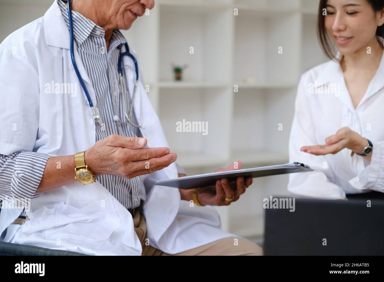 A woman seeks medical advice about her health and future plans ...