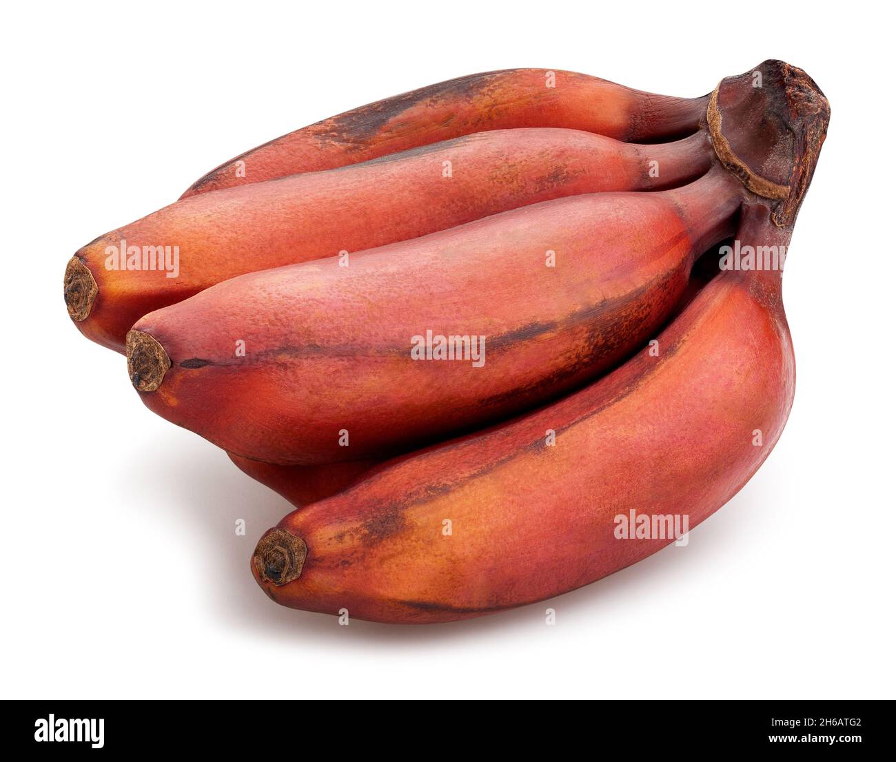 red banana path isolated on white Stock Photo - Alamy