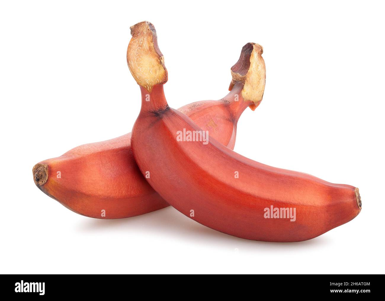 red banana path isolated on white Stock Photo - Alamy