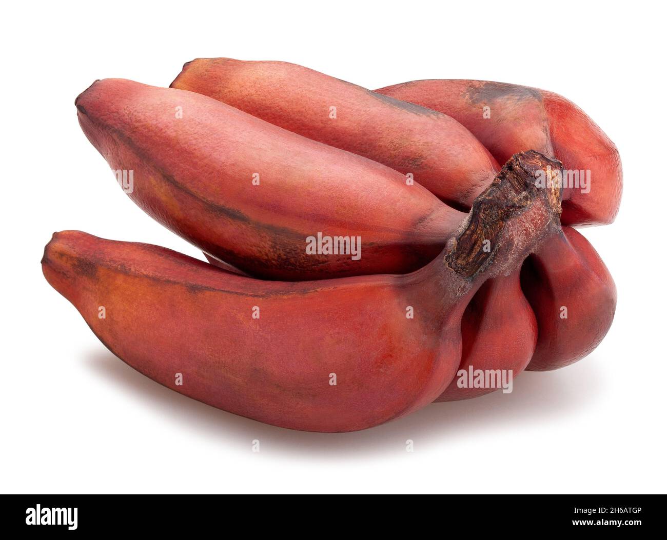 red banana path isolated on white Stock Photo - Alamy