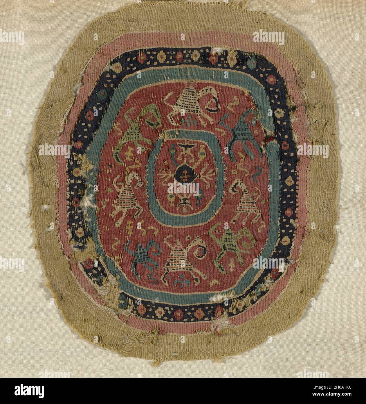 Panel, Egypt, Roman period (30 B.C.- 641 A.D.), 3th/5th century Stock ...