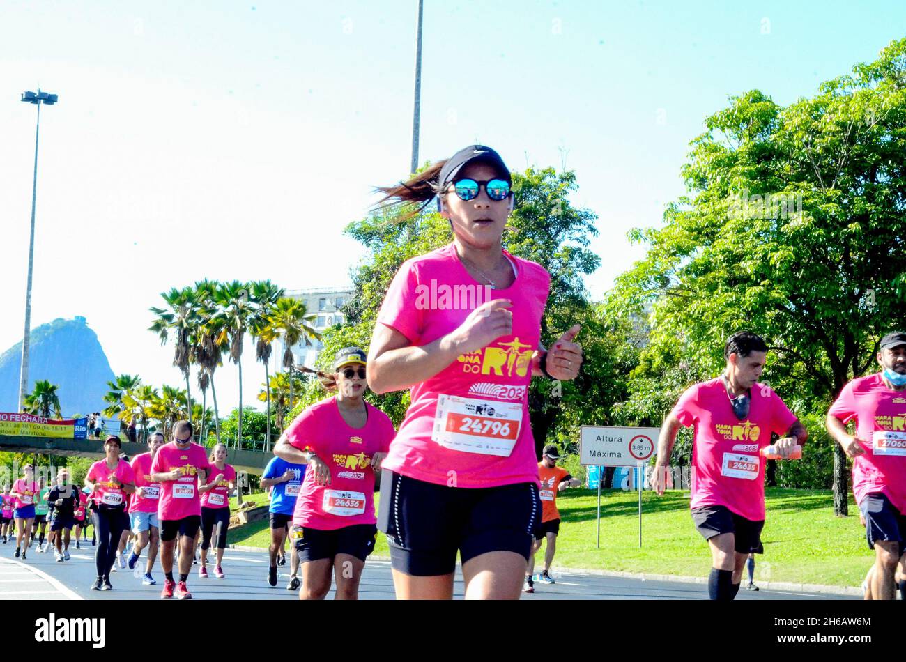 Rio De Janeiro, Brazil. 14th Nov, 2021. The Rio 2021 Half Marathon took ...