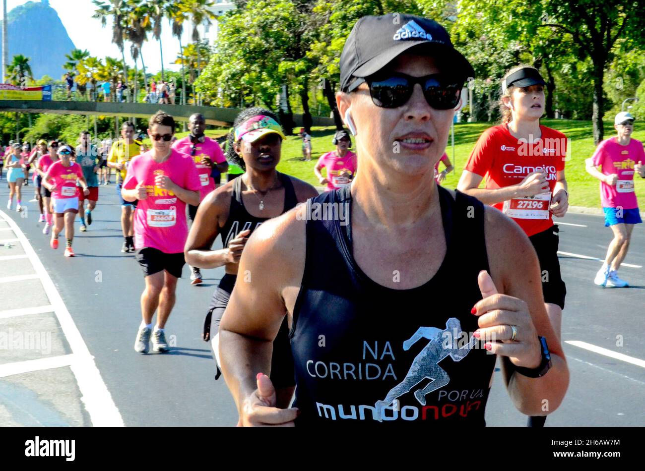 Rio De Janeiro, Brazil. 14th Nov, 2021. The Rio 2021 Half Marathon took ...