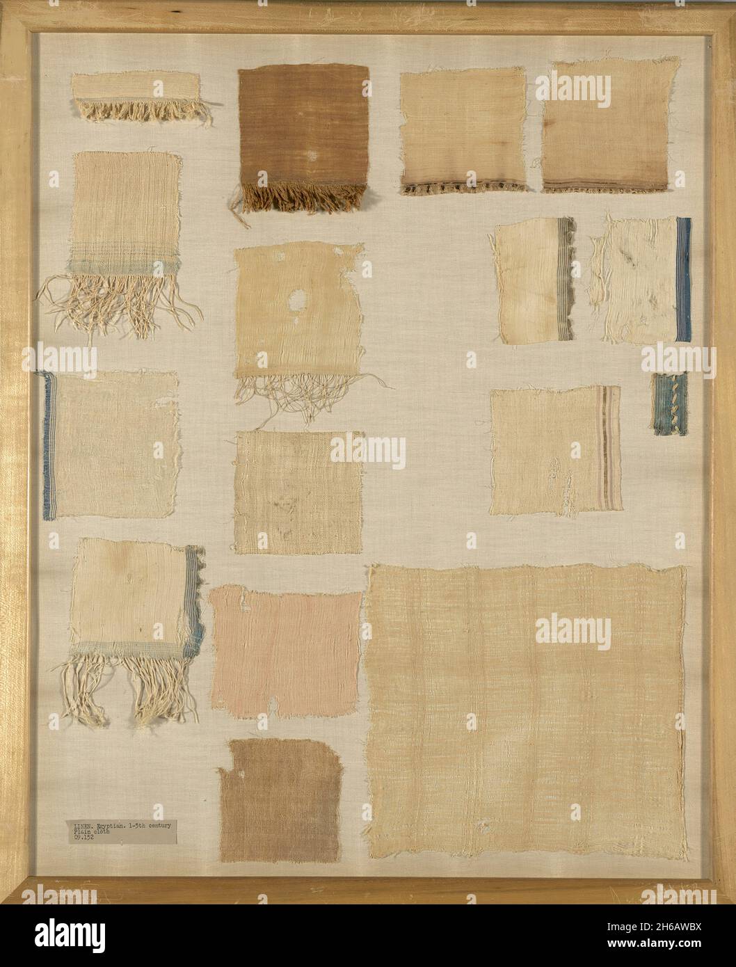 Mummy Wrapping Fragments, Egypt, Roman period (30 B.C.- 641 A.D.)/Arab ...