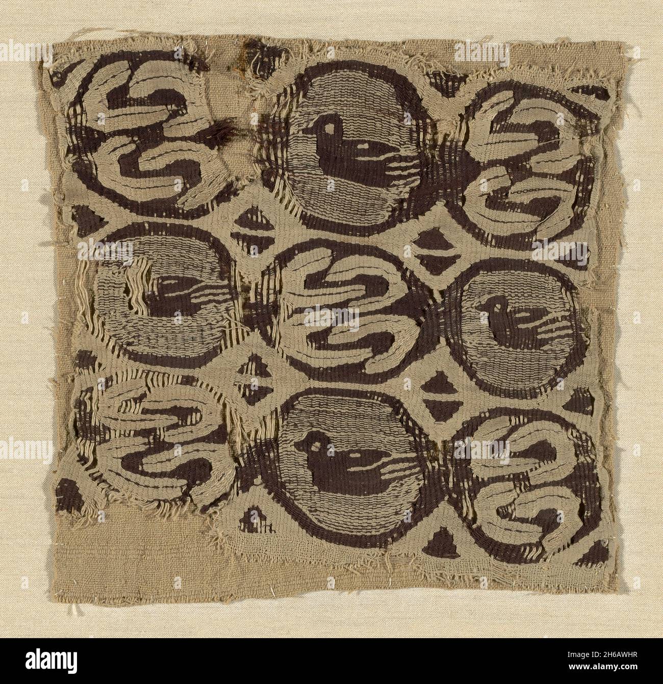 Fragment, Egypt, Roman period (30 B.C.-641 A.D.), 5th/6th century Stock ...