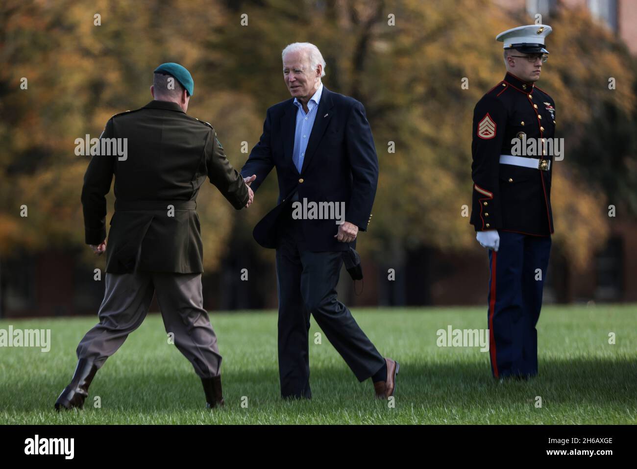 Washington, DC. 14th Nov, 2021. United States President Joe Biden is ...