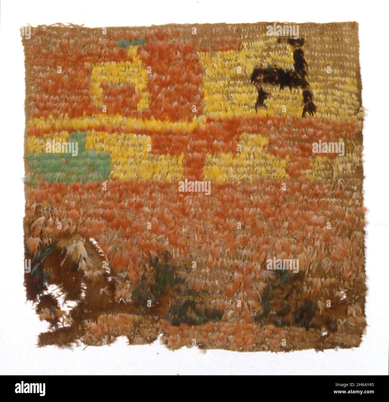 Tunic Fragment, Peru, A.D. 1250/1532 Stock Photo - Alamy