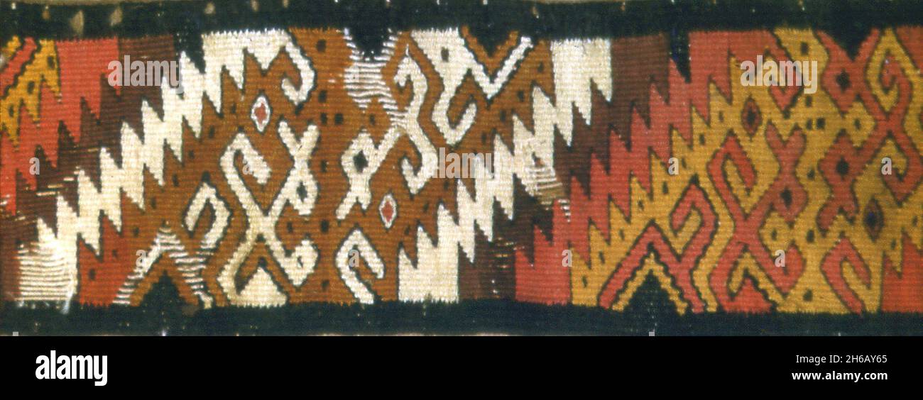 Band Fragment, Peru, A.D. 1000/1476 Stock Photo - Alamy